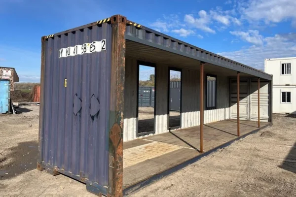 40 FT HC Used Container With Side Openings – Global Shipping Containers